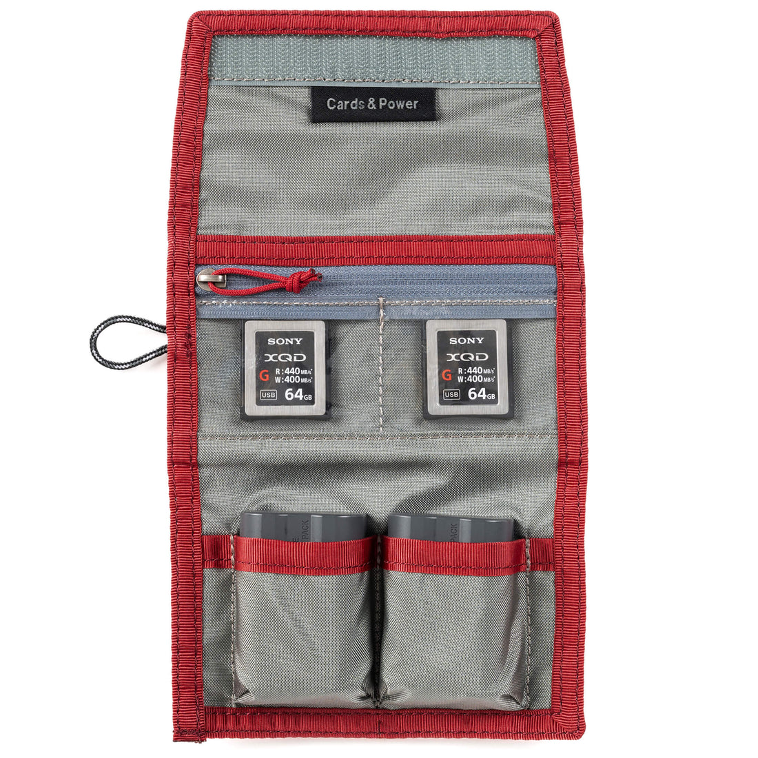 Cards and Power Wallet for memory cards and two camera batteries ...