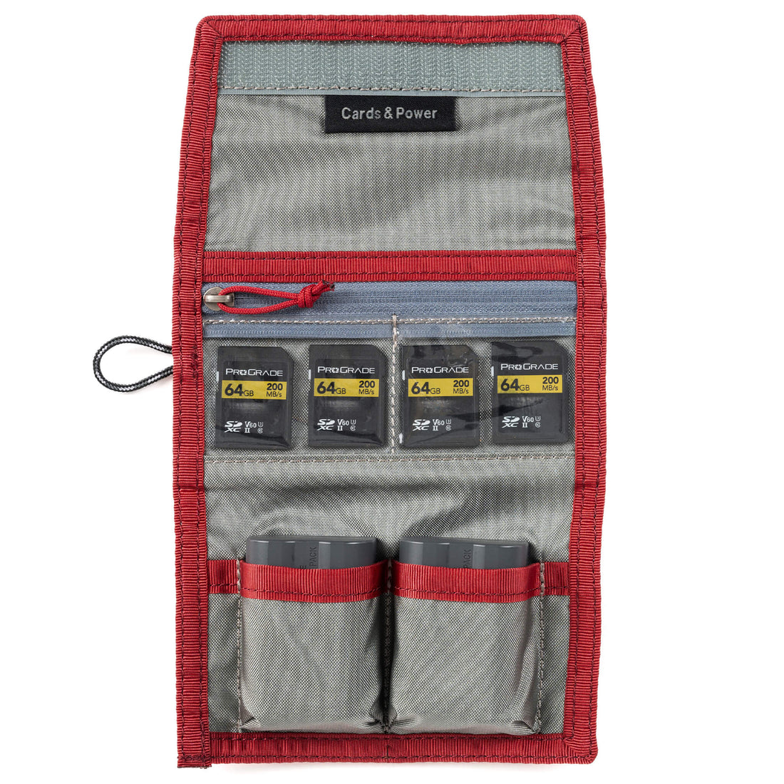 Cards and Power Wallet for memory cards and two camera batteries ...