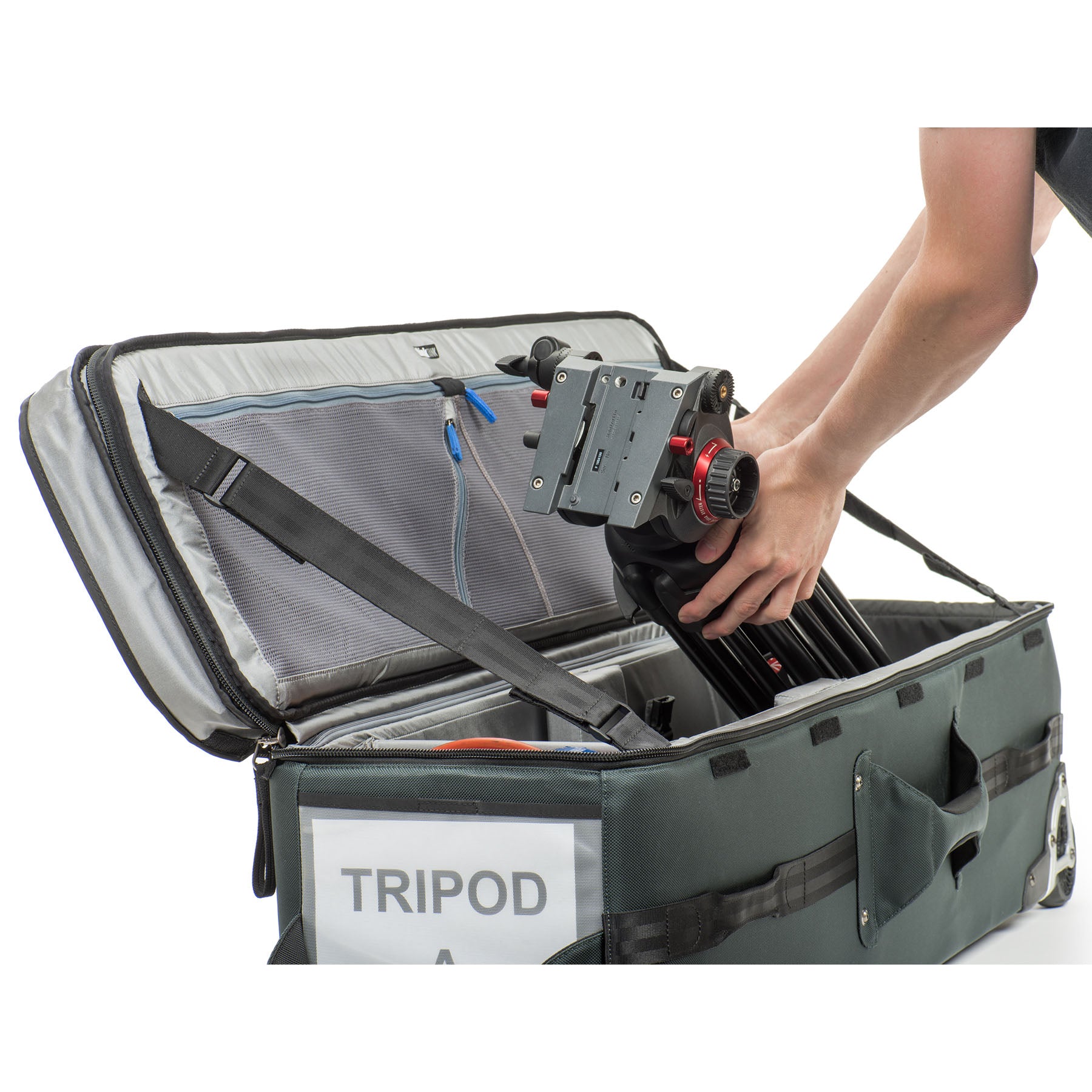 The Video Tripod Manager 44 is a well-cushioned, highly rigid rolling ...