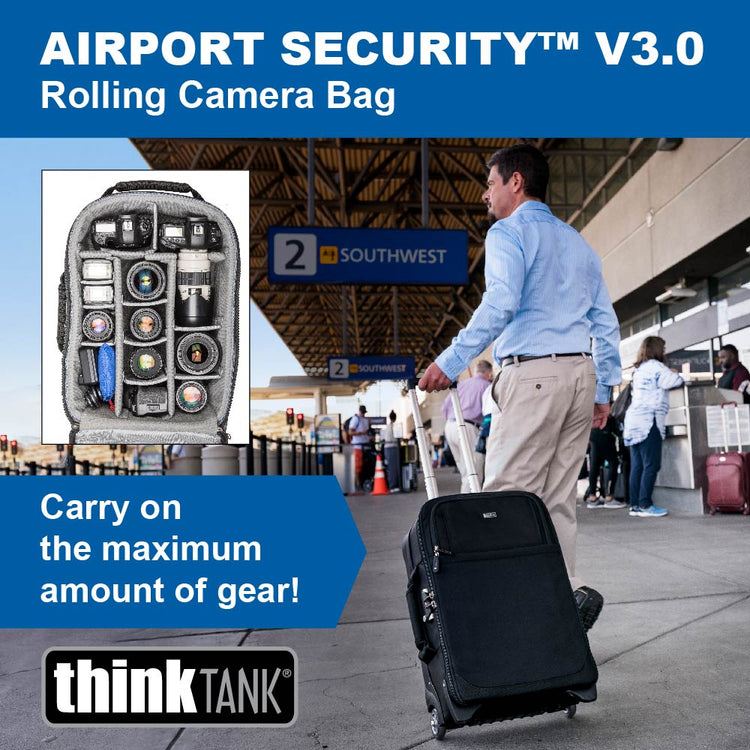 Airport Security™ V3.0 Best Rolling Camera Bag for Airlines – Think ...