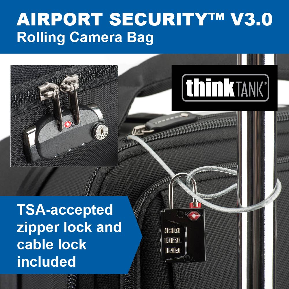 Airport Security™ V3.0 Best Rolling Camera Bag for Airlines – Think ...